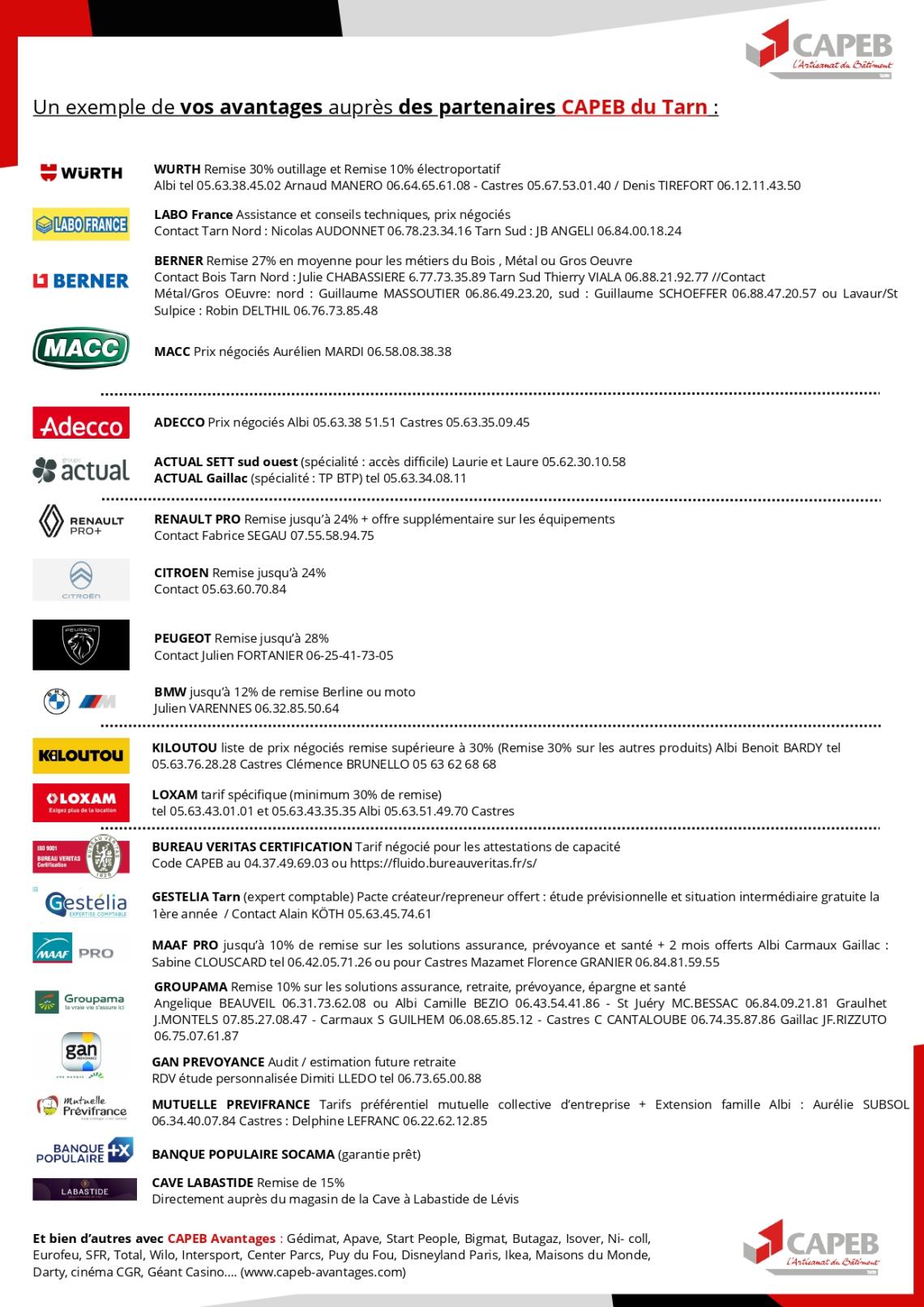 CAPEB Avantages pour votre entreprise et vos salariés ・ CAPEB